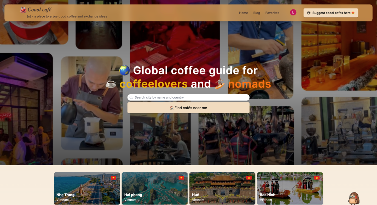 Cool Café - Global coffee space guide | Unikorn.vn